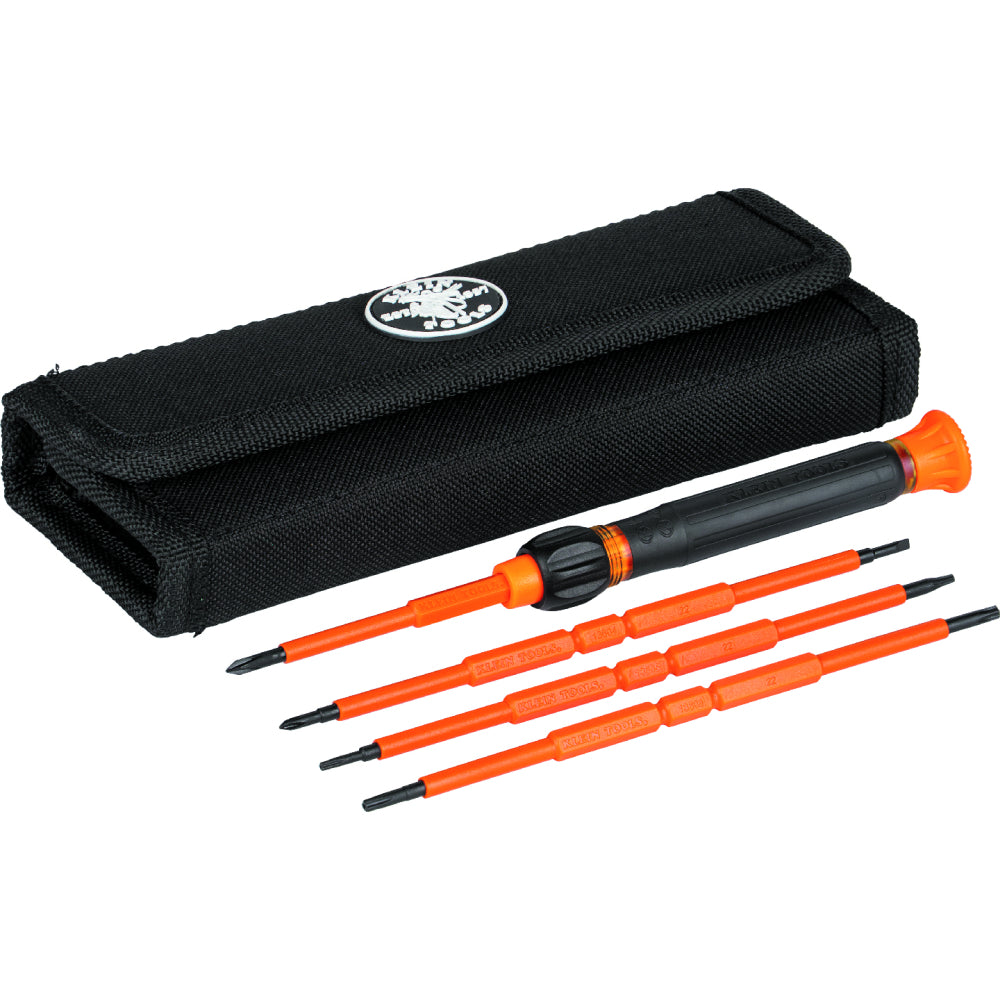 Klein 32584INSR 8-in-1 Insulated Precision Screwdriver Set with Case – Toolup