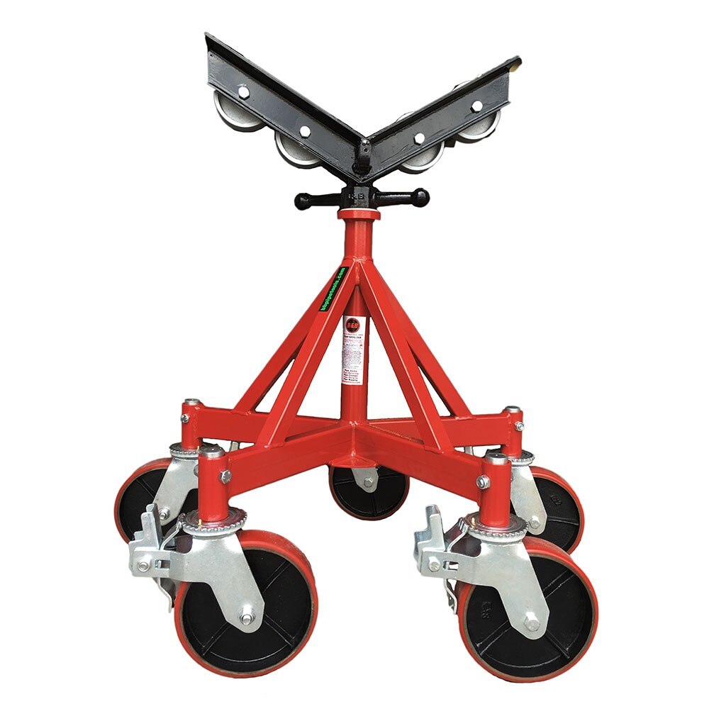 B&B Pipe Tools 3510 Five Leg Giant Jack w/ Steel Wheels And Casters ...