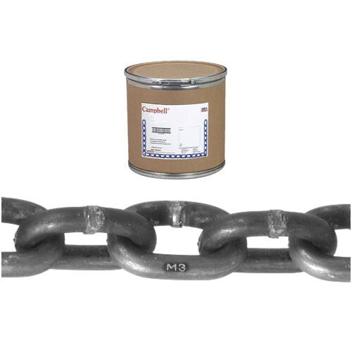 Campbell Chain 120300 3/16" Grade 30 Proof Coil Chain Self Colored, So ...