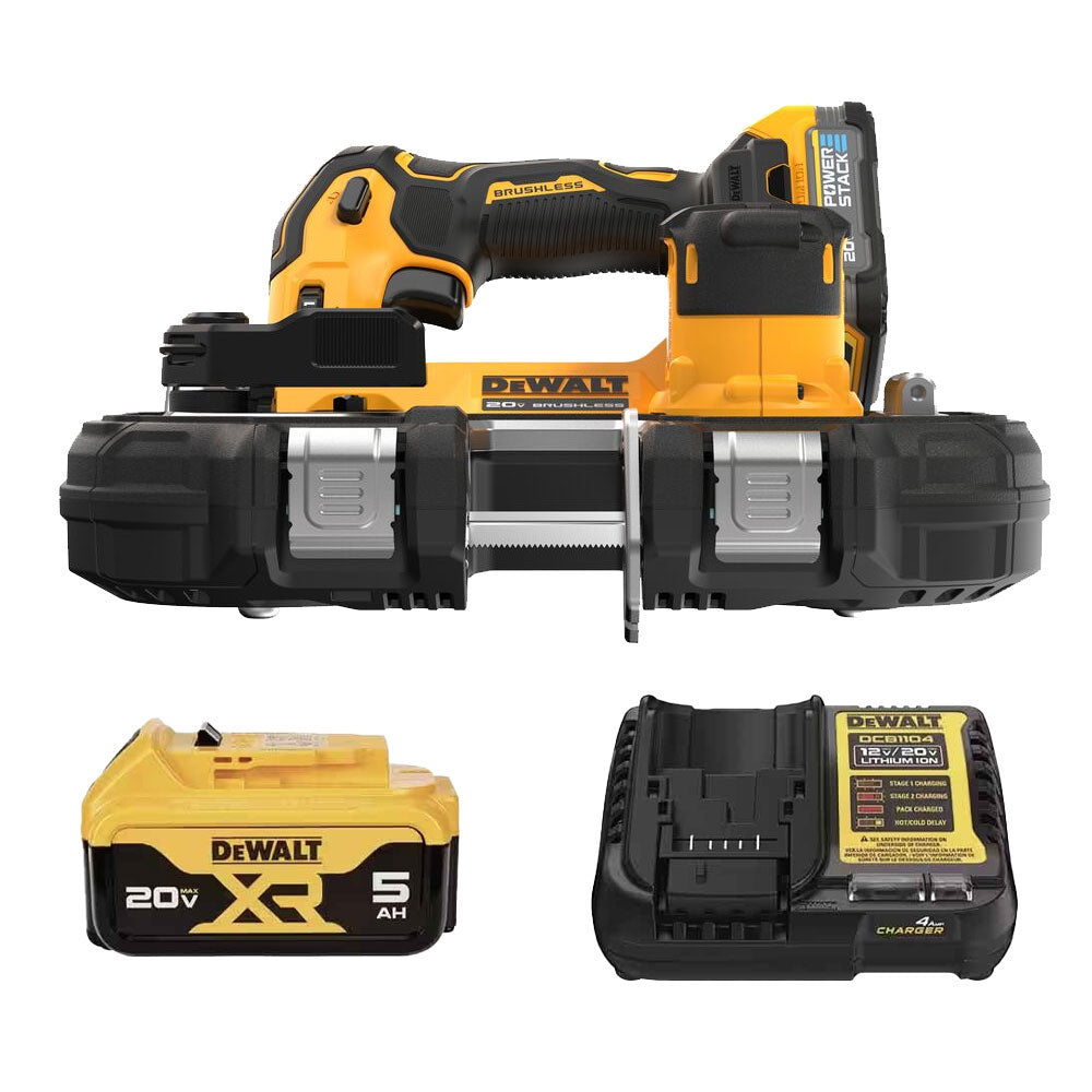 Dewalt DCS377E1 20V MAX ATOMIC Bandsaw Kit W/ FREE DCB205C 20V Max Sta ...