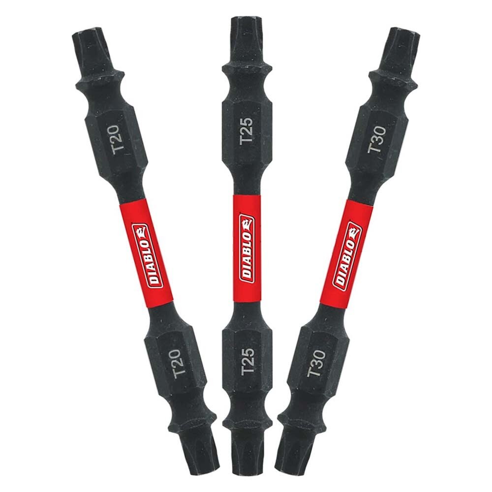 Diablo DDET2525B 2-1/2 in. Double-Ended Torx Drive Bit for Extreme Dur ...
