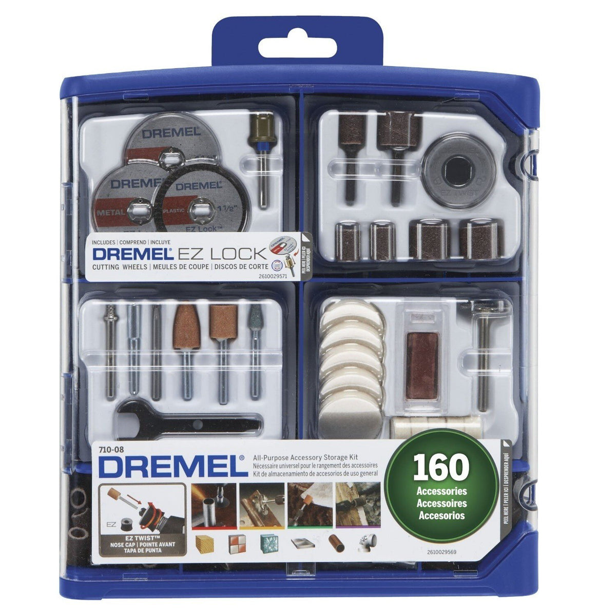 Dremel 710-08 160 Piece All-Purpose Accessory Kit – Toolup