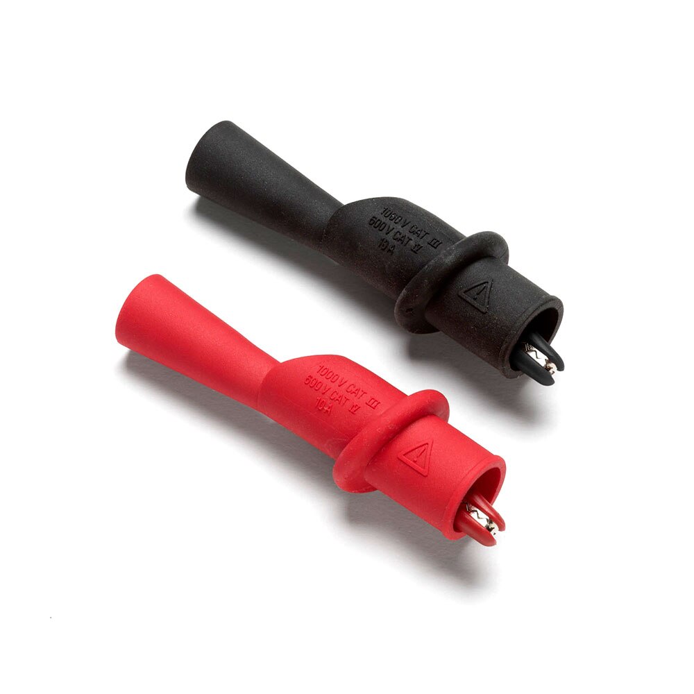 Fluke 4101772 AC175 Threaded Slide-on Alligator Clip Set with Flexible ...