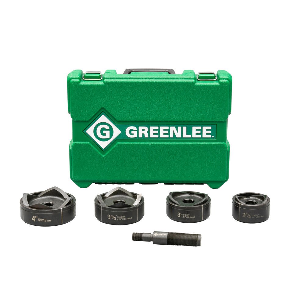 Greenlee 7304 2-1/2" - 4" Conduit Size Standard Round Knockout Punch K ...