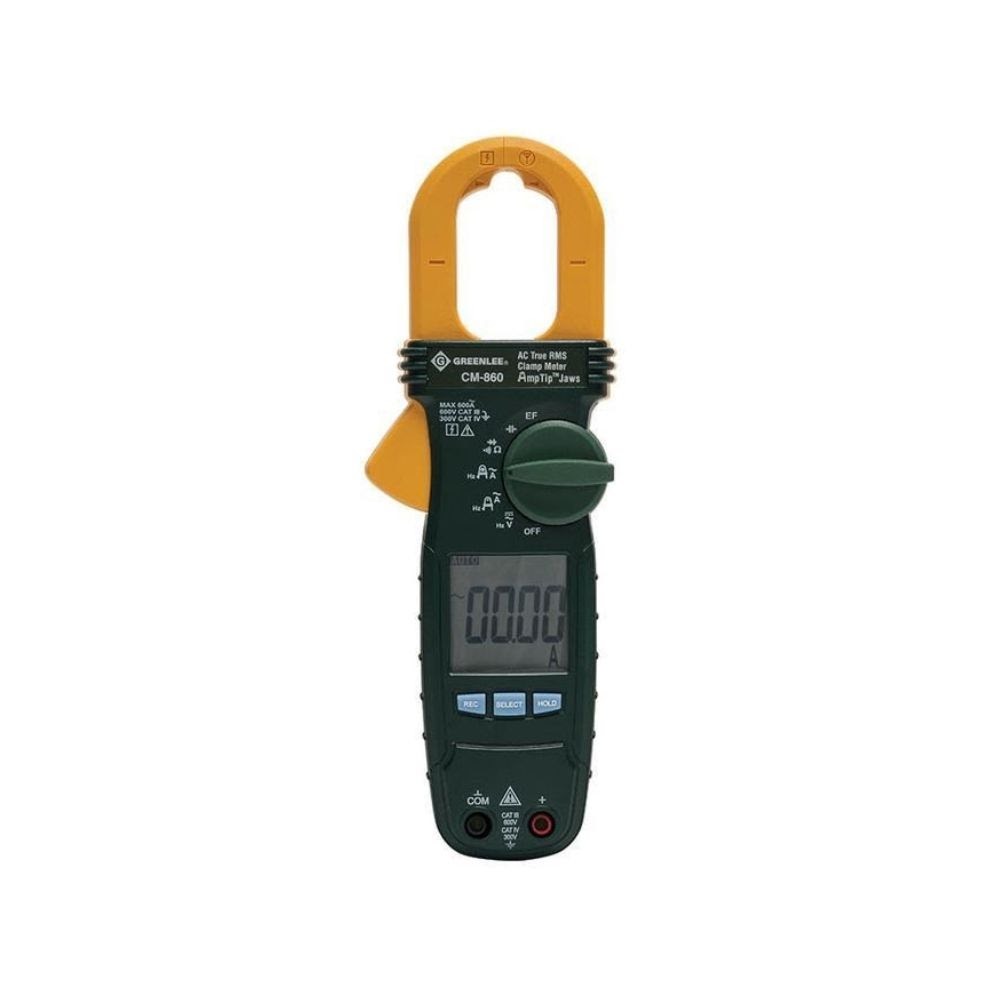 Greenlee CM-860 AC True RMS Clamp Meter, 600V, 600A – Toolup