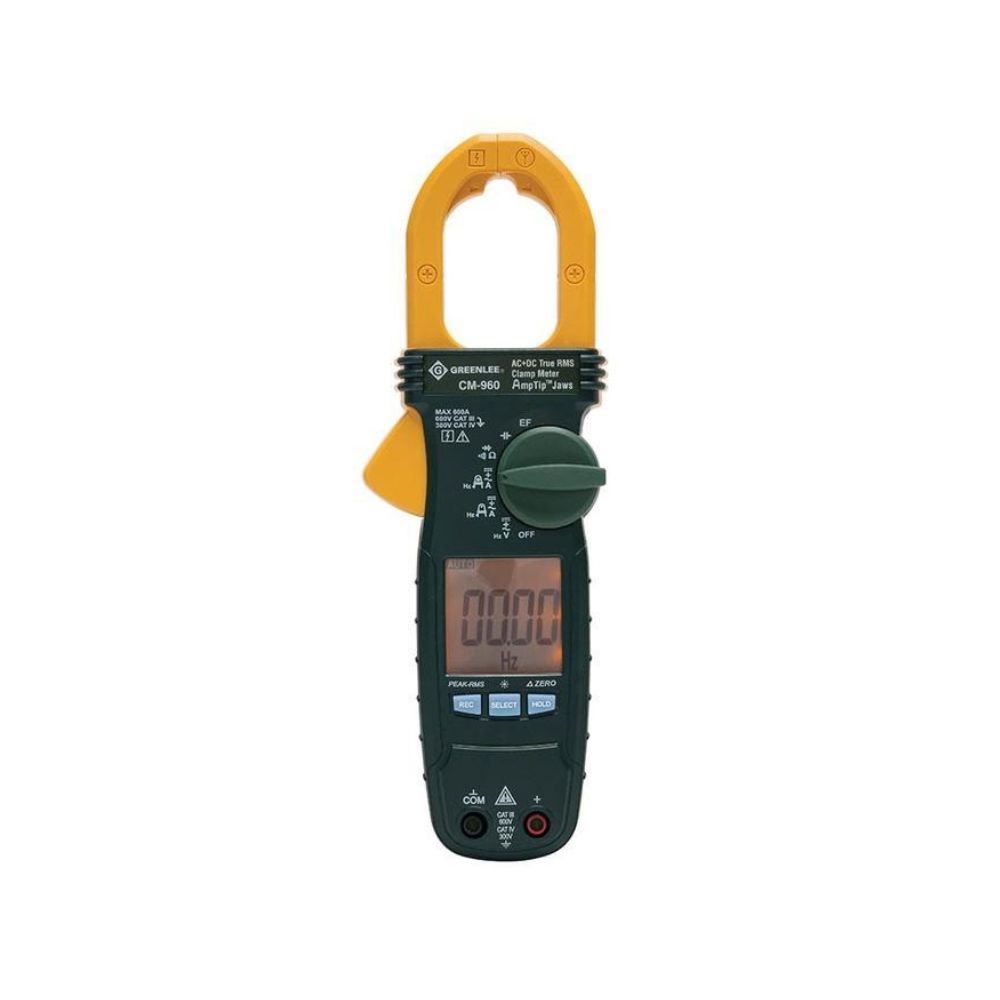 Greenlee CM-960-C 600 Amp AC & DC TRUE RMS Clamp Meter - Calibrated ...