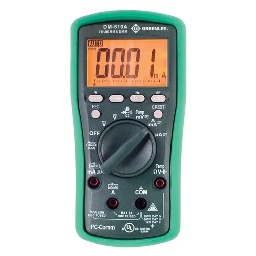 Greenlee DM-510A Digital Multimeter – Toolup