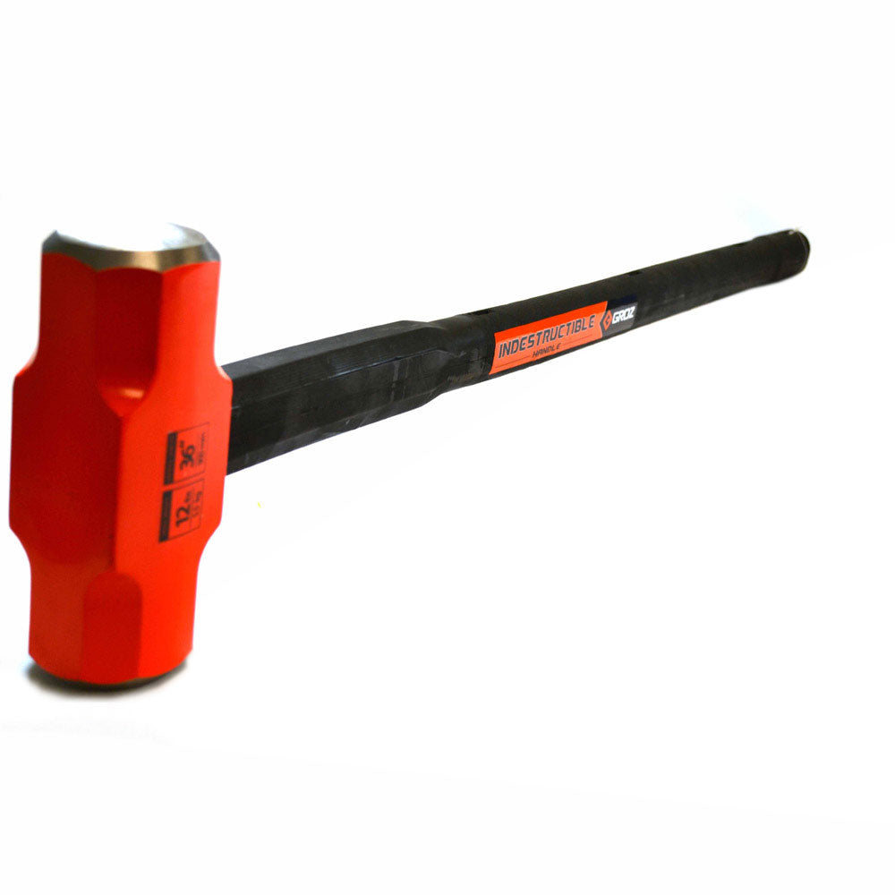 Groz 34519 Indestructible Handle Sledge Hammer, 12Lb, 36" – Toolup