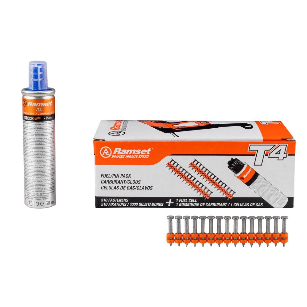 ITW Ramset T4100 T4 1" Plated Pin w/ Fuel – Toolup