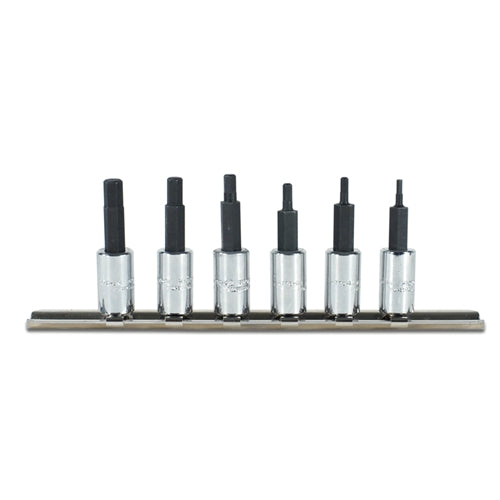 Proto J4770-6 1/4" Drive 6 Piece Metric Hex Bit Set – Toolup