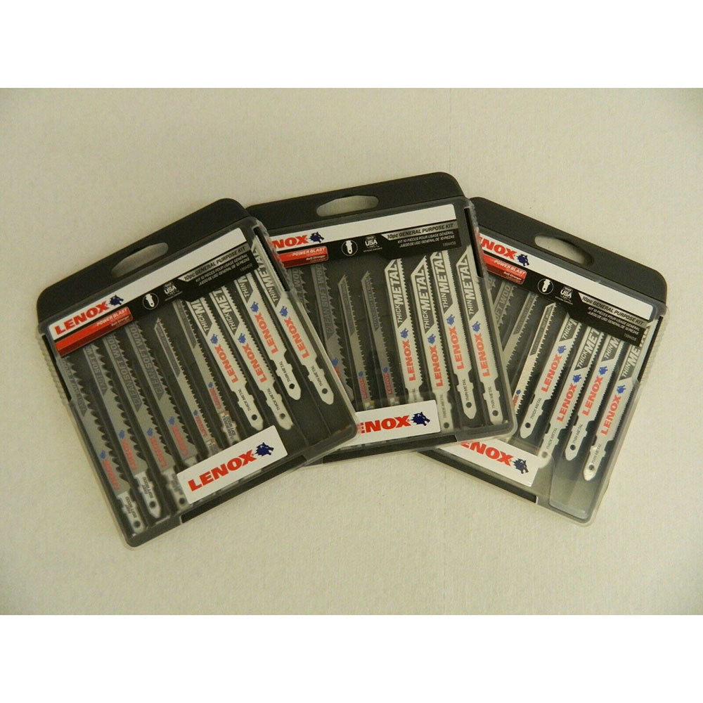 Lenox 1994458 Jig Saw T-Shank W/ Case Kit, 10pc – Toolup