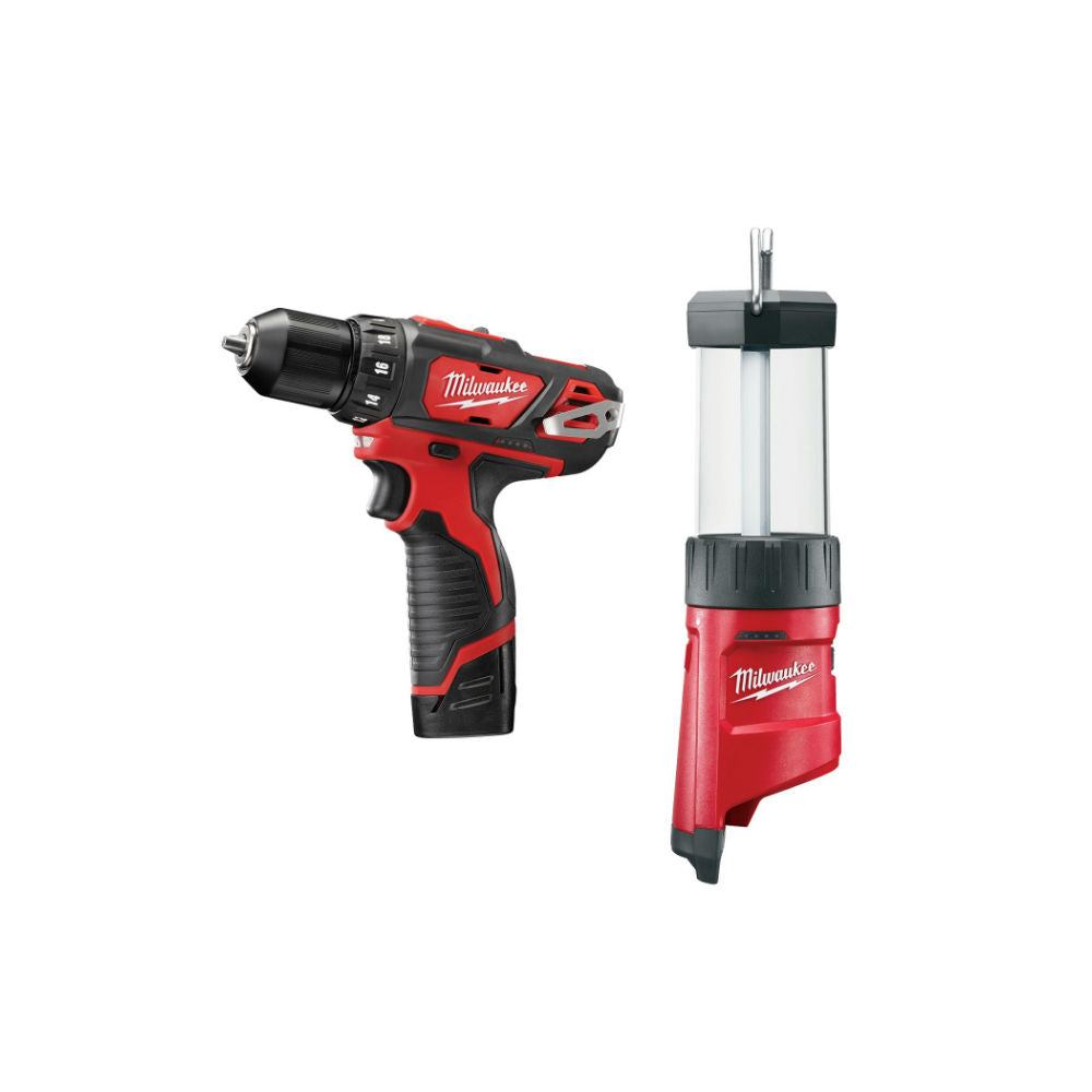Milwaukee 2483-22P M12 Hammer Drill Kit w/Lantern – Toolup