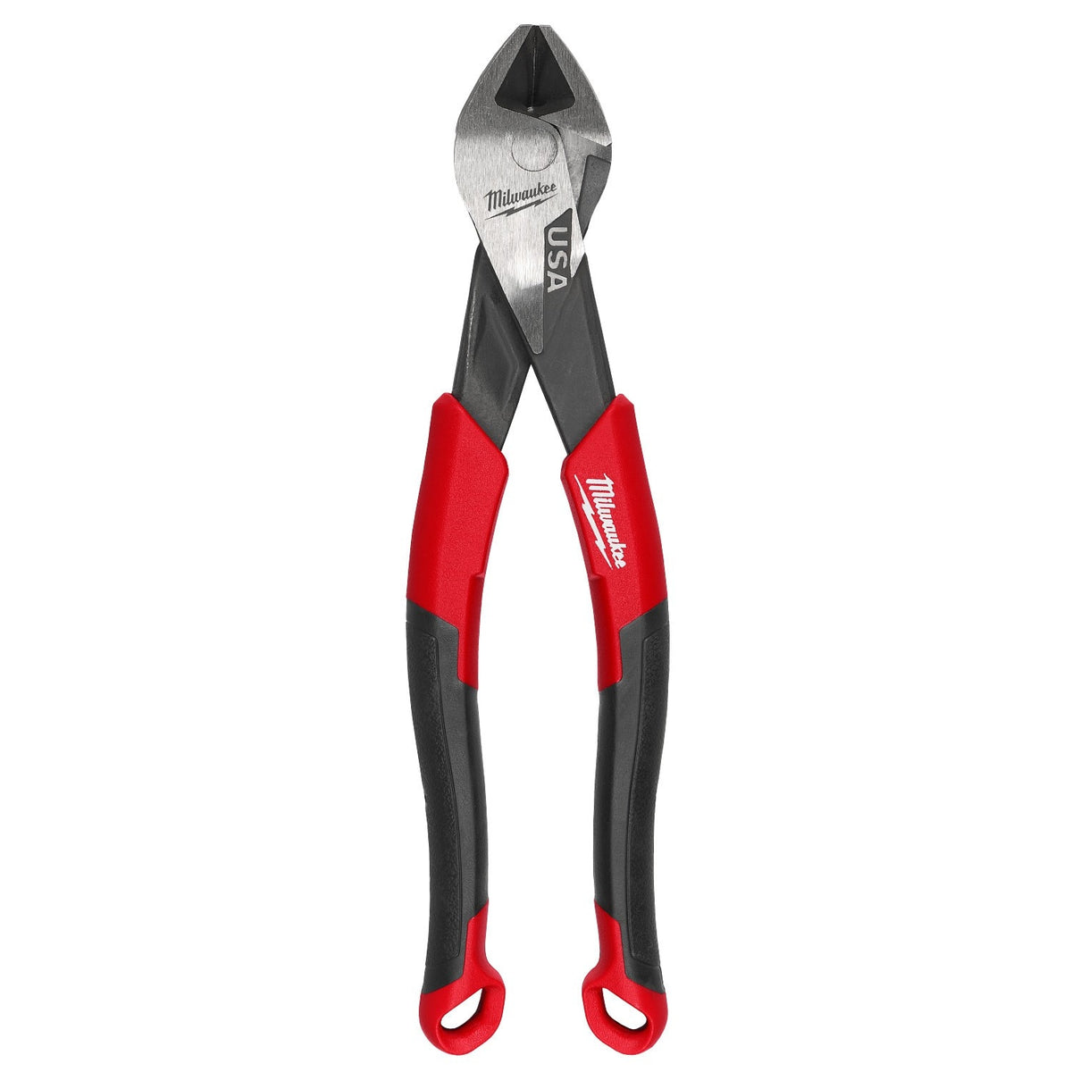 Milwaukee MT558A 8" Angled Head Diagonal Comfort Grip Cutting Pliers ...