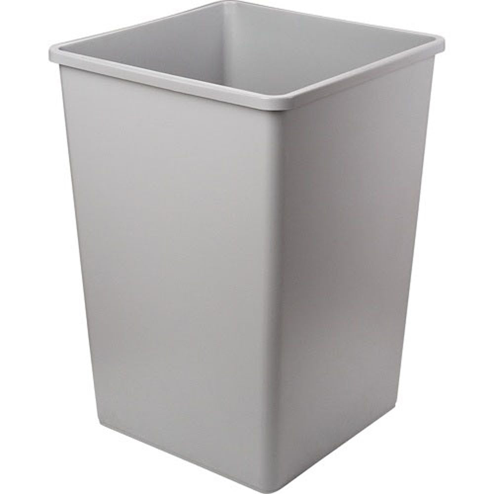 Rubbermaid FG395800GRAY Untouchable Square Container, Durable Polyethy ...