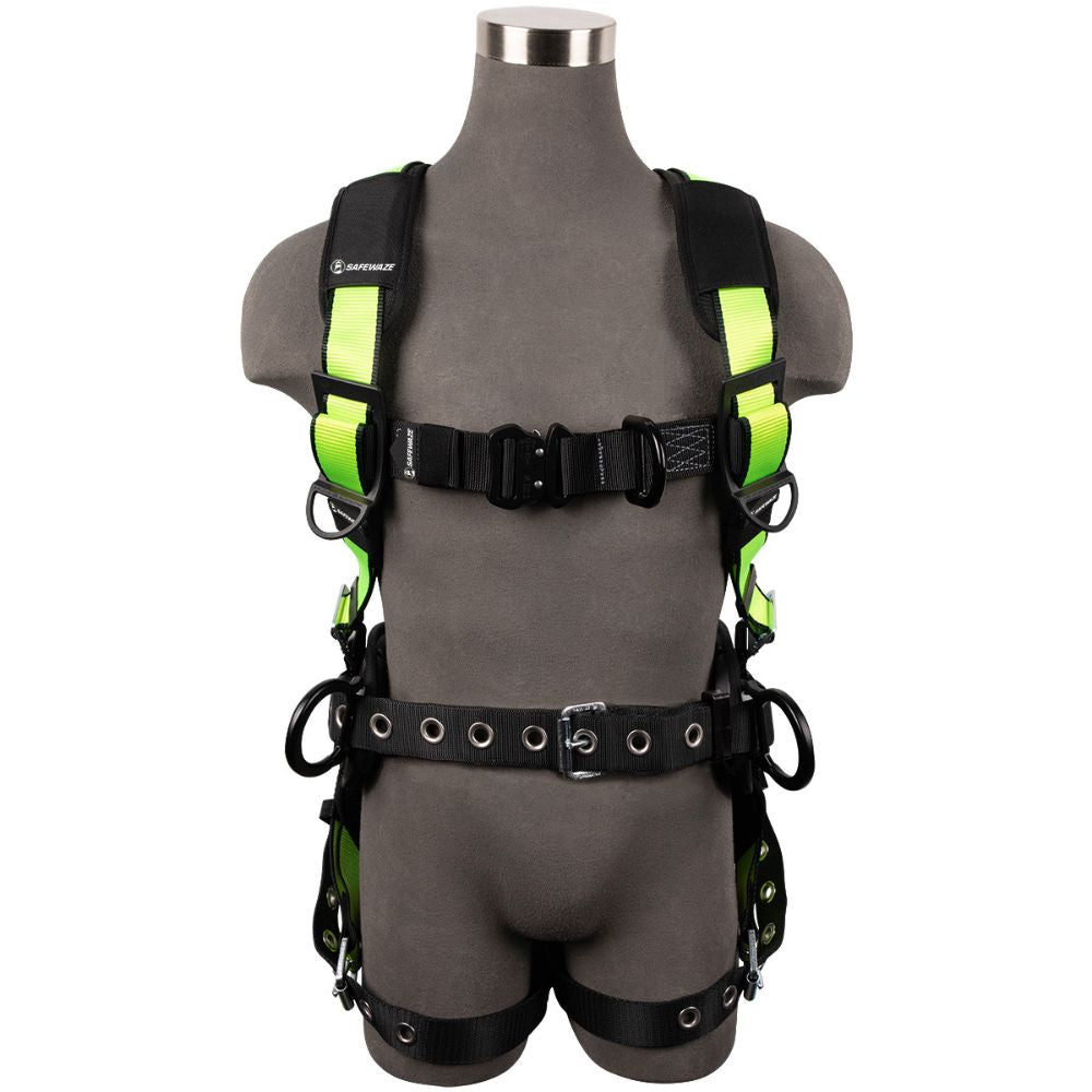 Safewaze FS377-S Wind & Tower Construction Harness: Alu 3D, Alu QC Che ...