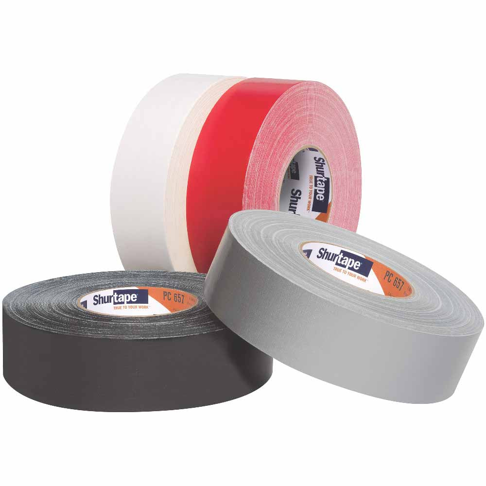 Shurtape 203104 PC 657 Heavy Duty 3" Cloth Duct Tape, Silver, 72mm x 5 ...