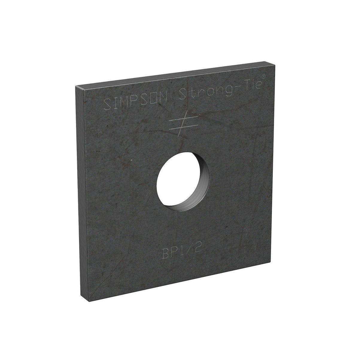 Simpson Strong-Tie BP 1/2HDG (2" x 2") Hot-Dip Galvanized Bearing Plat ...