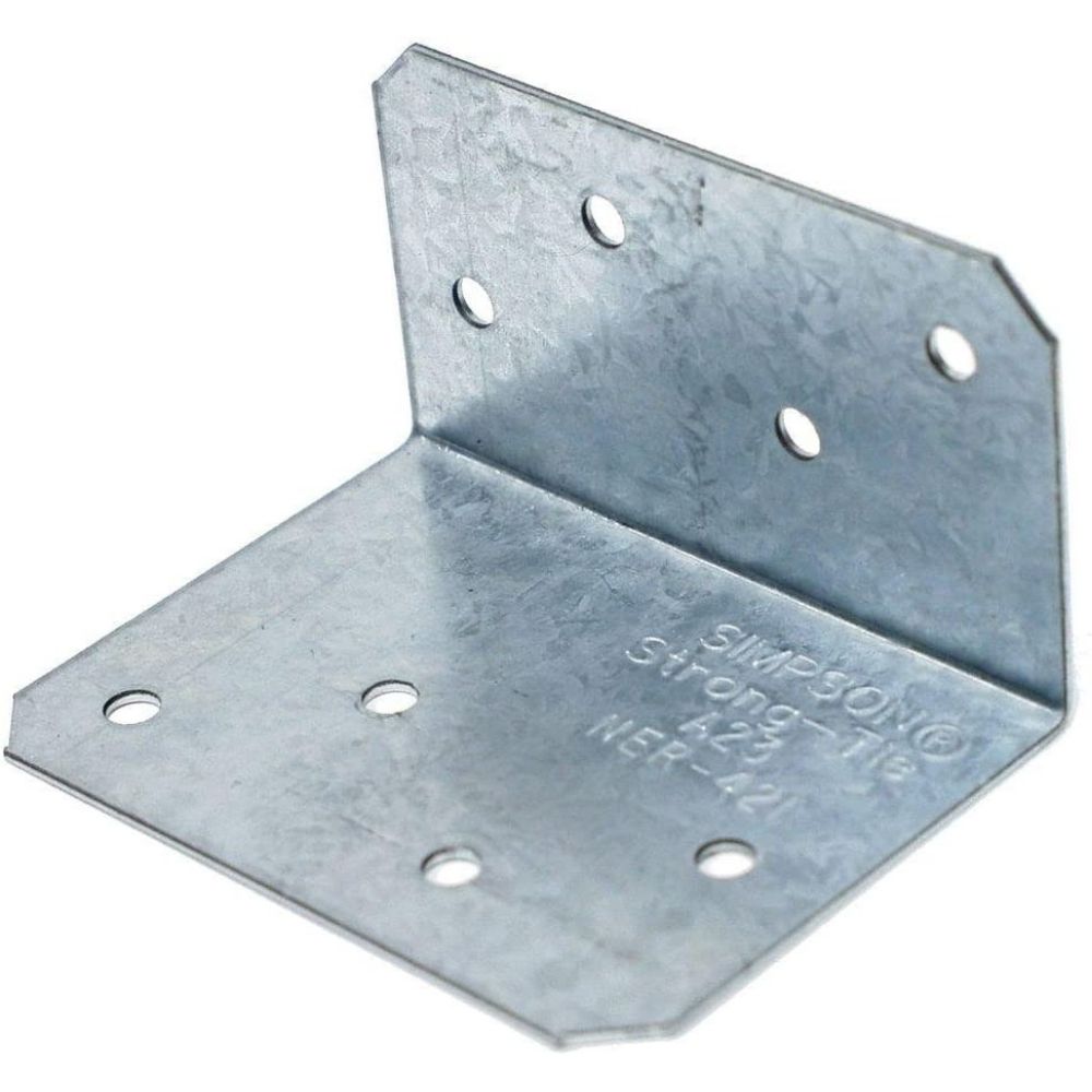 Simpson Strong-Tie A23 (2" x 1-1/2" x 2-3/4") 18Ga Galvanized A Angle ...