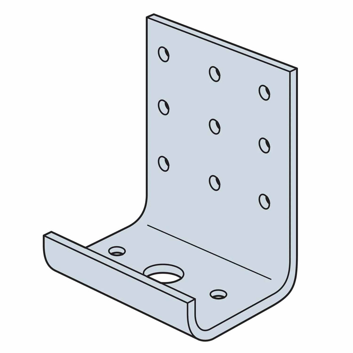 Simpson Strong-Tie RCKW3-R10 (3") Rigid Kneewall Connector Clip Overtu ...