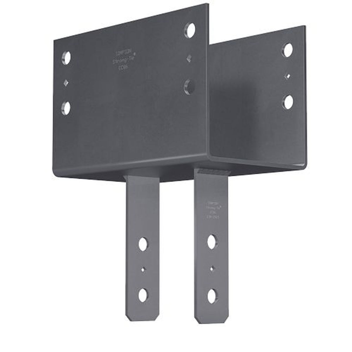 Simpson Strong-Tie CC96 (8-3/4" Beam, 6x Post) Heavy-Duty Column Cap ...