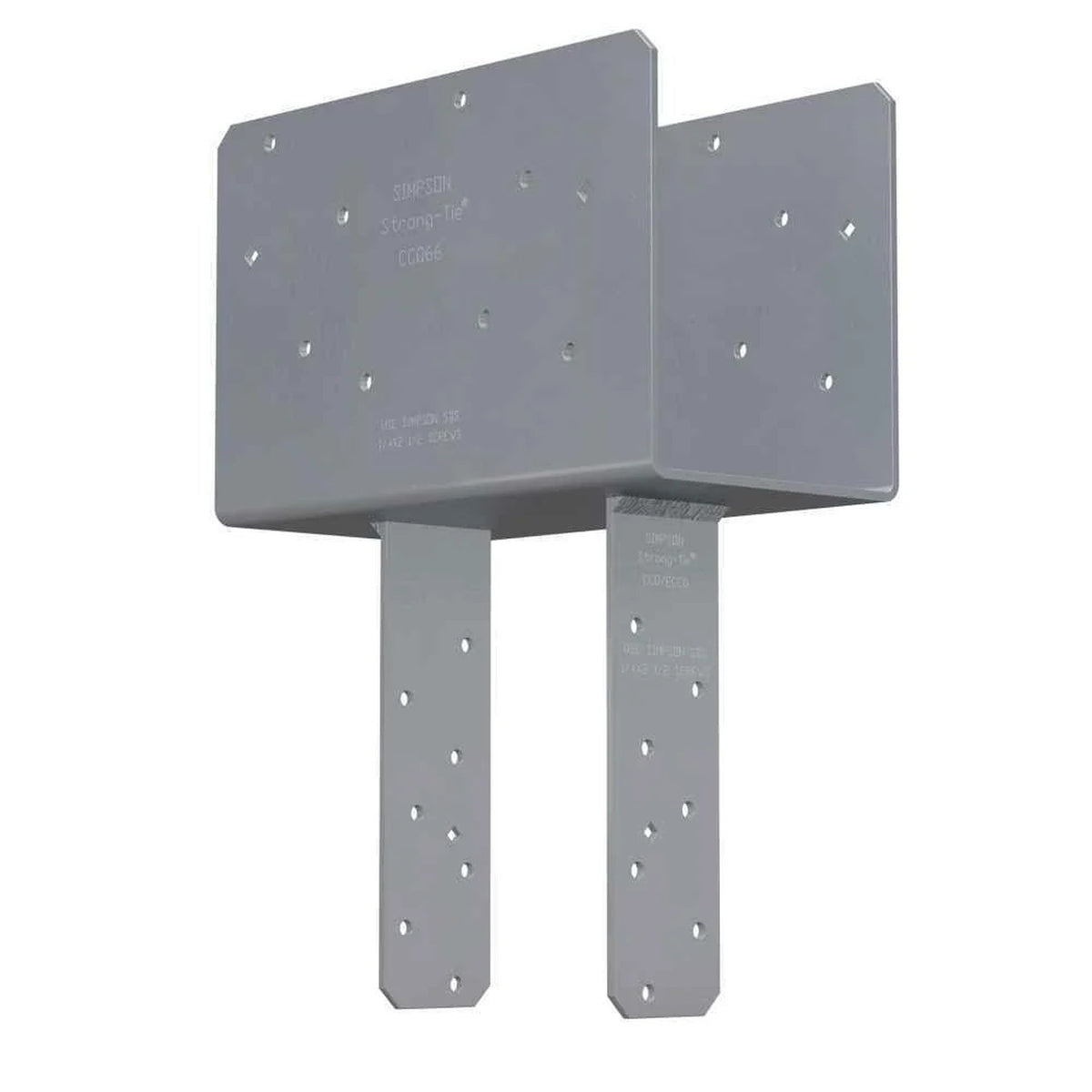 Simpson Strong-Tie CCQ78SDS2.5 Heavy-Gauge Steel Column Cap with SDS S ...
