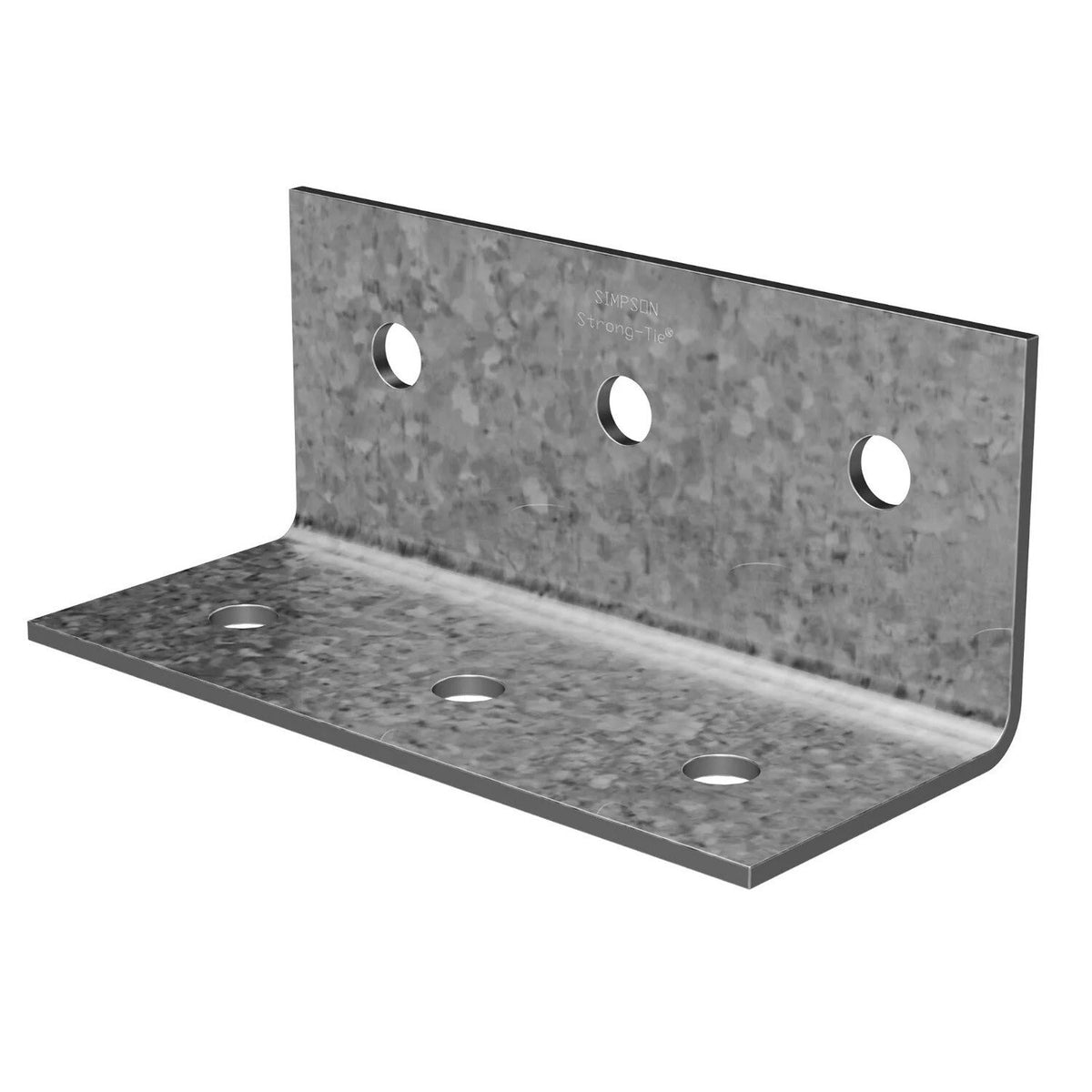 Simpson Strong-Tie HL37 (3-1/4" x 7-1/2") 7 Gauge Heavy L-Shaped Angle ...