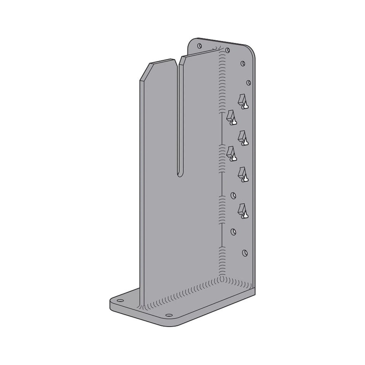 Simpson Strong-Tie HSKP5.75X17 (5-3/4" x 17") High-Capacity Concealed ...