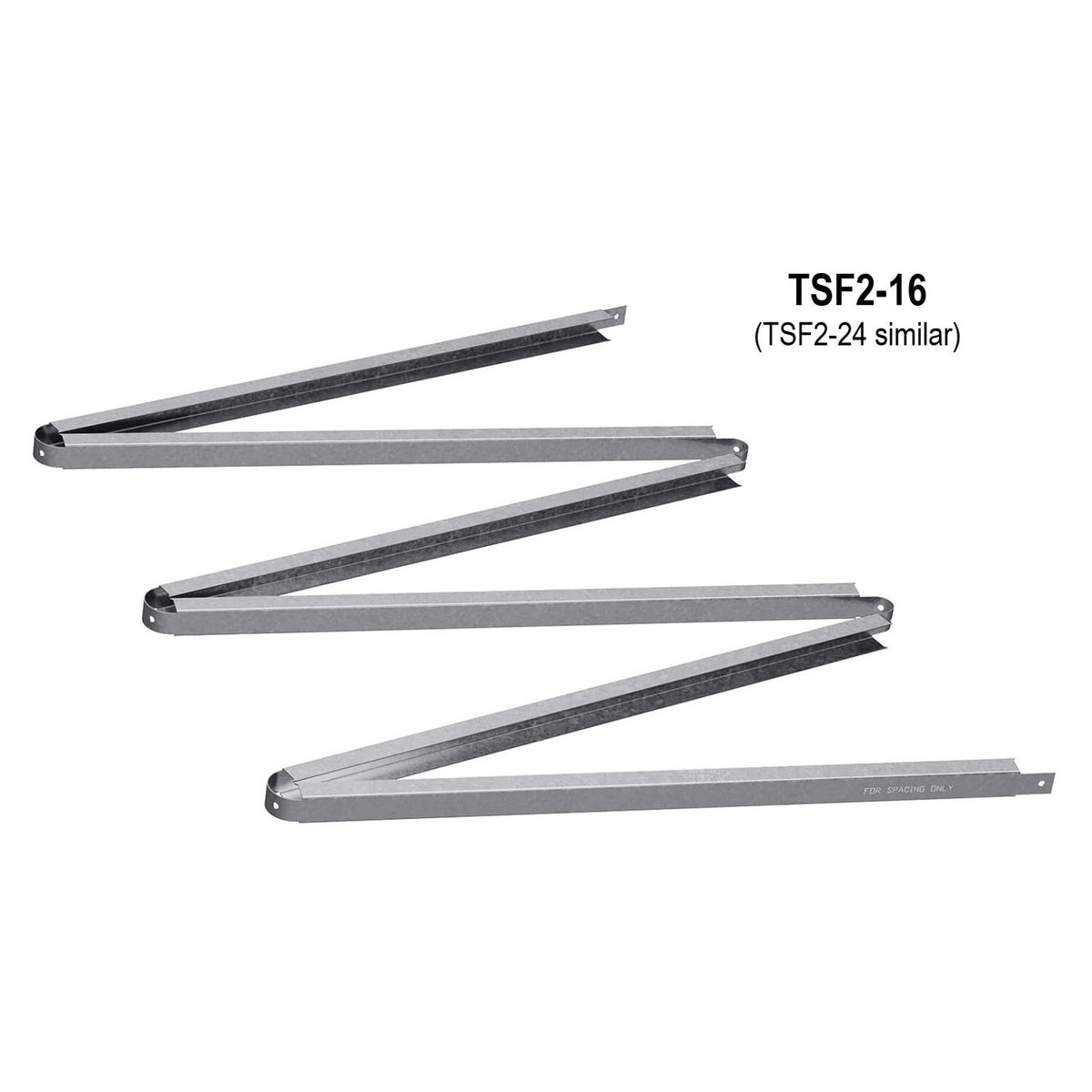 Simpson Strong-Tie TSF2-24 (1-1/2" x 10 ft.) 24 Gauge Truss Spacer for ...