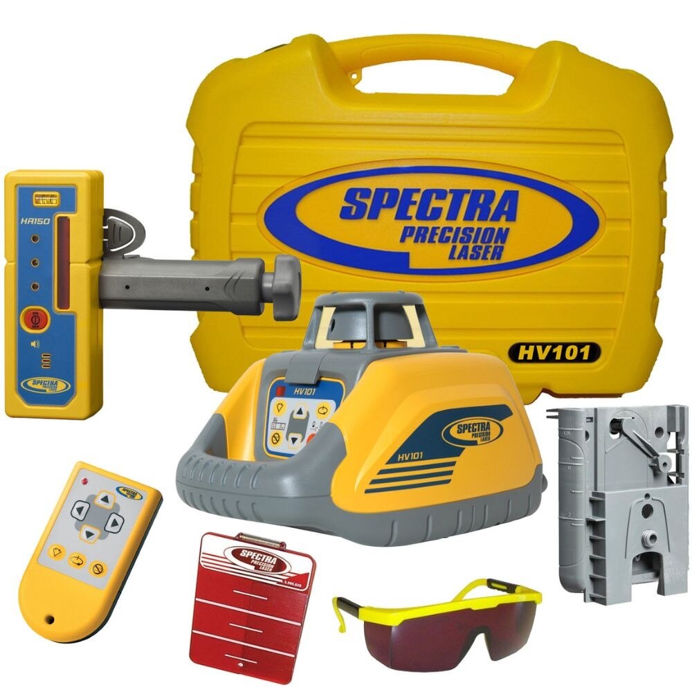 Spectra HV101-4 Horizontal / Vertical Laser Interior Starter Package w ...