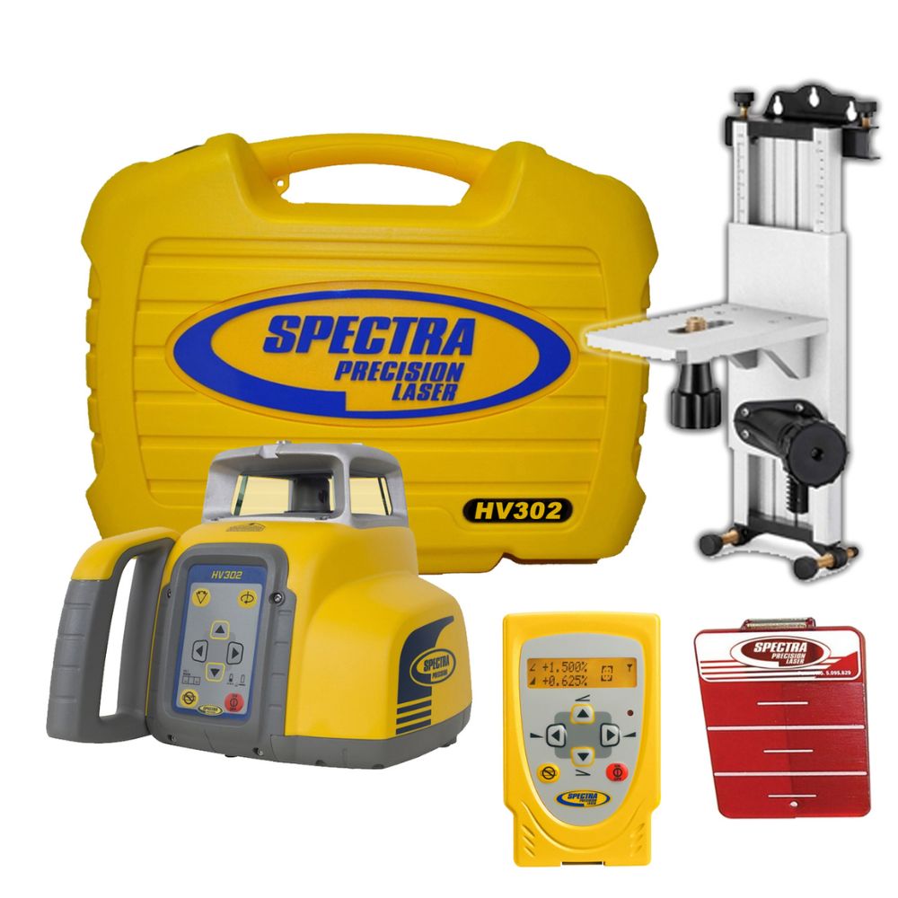 Spectra HV302-1 Horizontal / Vertical RED Laser Package with RC402N Re ...