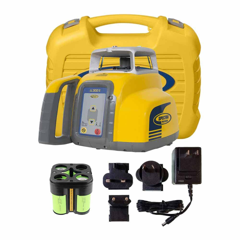 Spectra LL300S-BCC Laser Level Kit with Rechargeable Batteries – Toolup