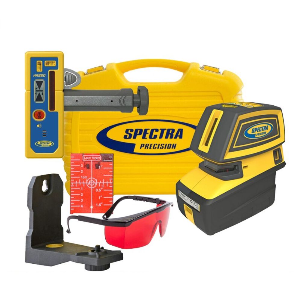 Spectra LT52R-2 Point and Line Laser Rechargeable Batteries and HR1220 ...