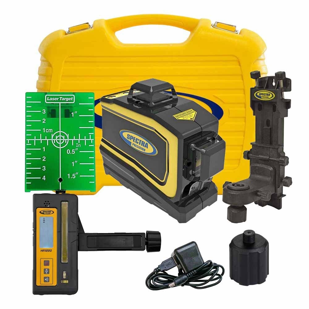 Spectra LT58G-2 Green Ceiling Laser Tool with 2 Green Vertical Beams ...