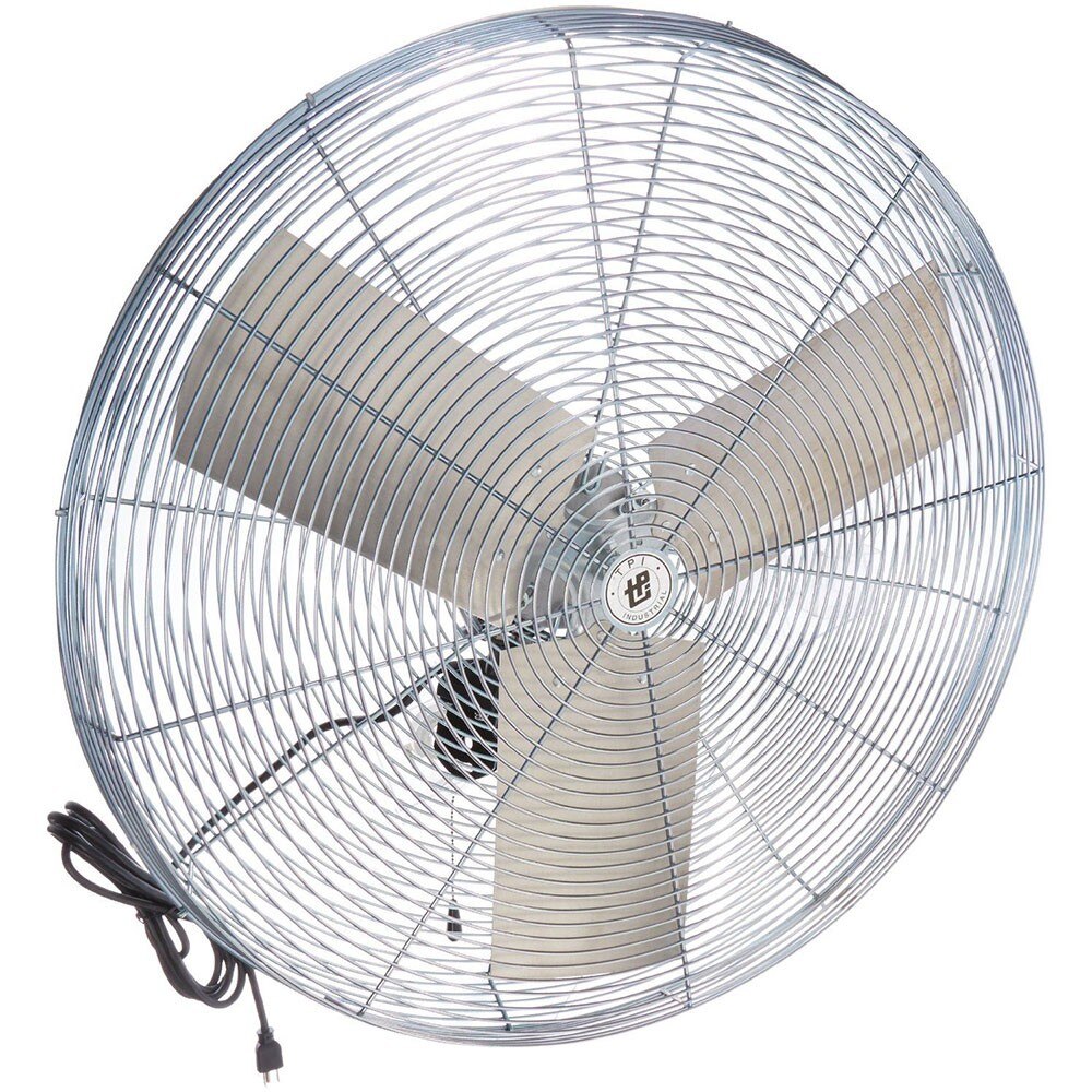 TPI ACH-30 30" Non-Oscillating Fan Head, 3 Conductor, 12' Cord, 1/4HP ...