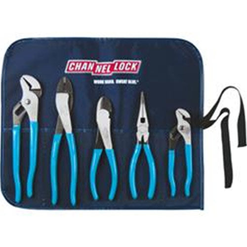 Channellock Tool Rool-2 5 Piece Technicians Pliers Set w/Tool Roll – Toolup