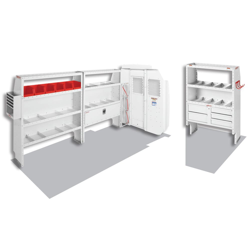 WeatherGuard 600-8213L HVAC/Mechanical Van Package, Mid-Roof, 148" Whe ...