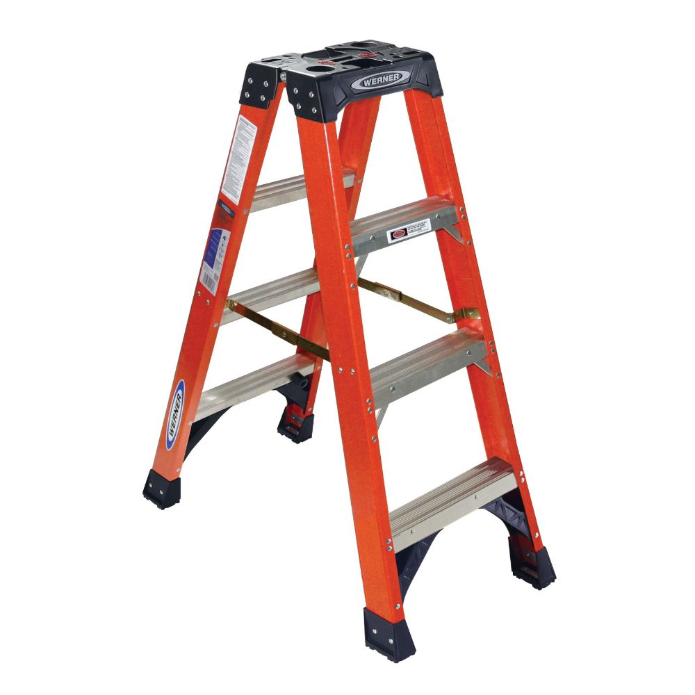 Werner T6304 4ft Type IA Fiberglass Twin Ladder – Toolup