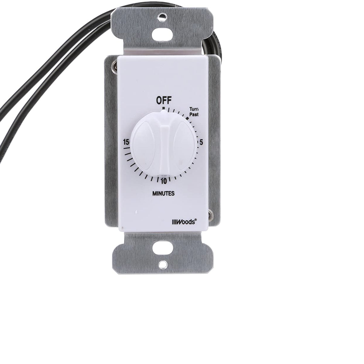 Woods 59711 In-Wall 15 Minute Spring Wound Timer, White – Toolup